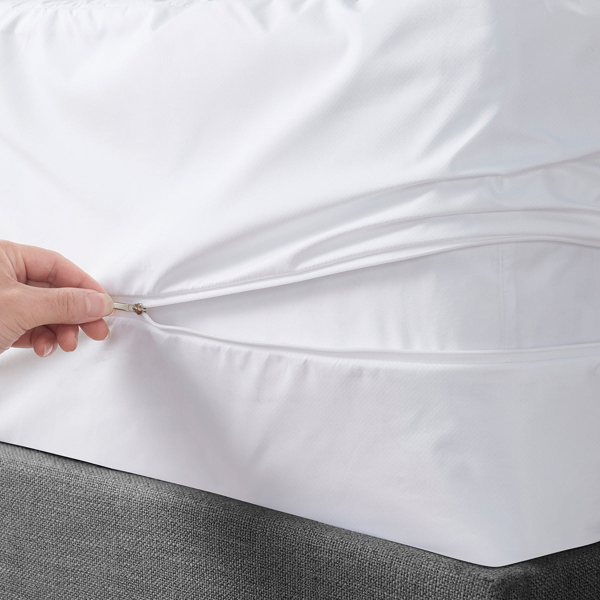 Sleeptone Waterproof Mattress Encasement Zippered Protector